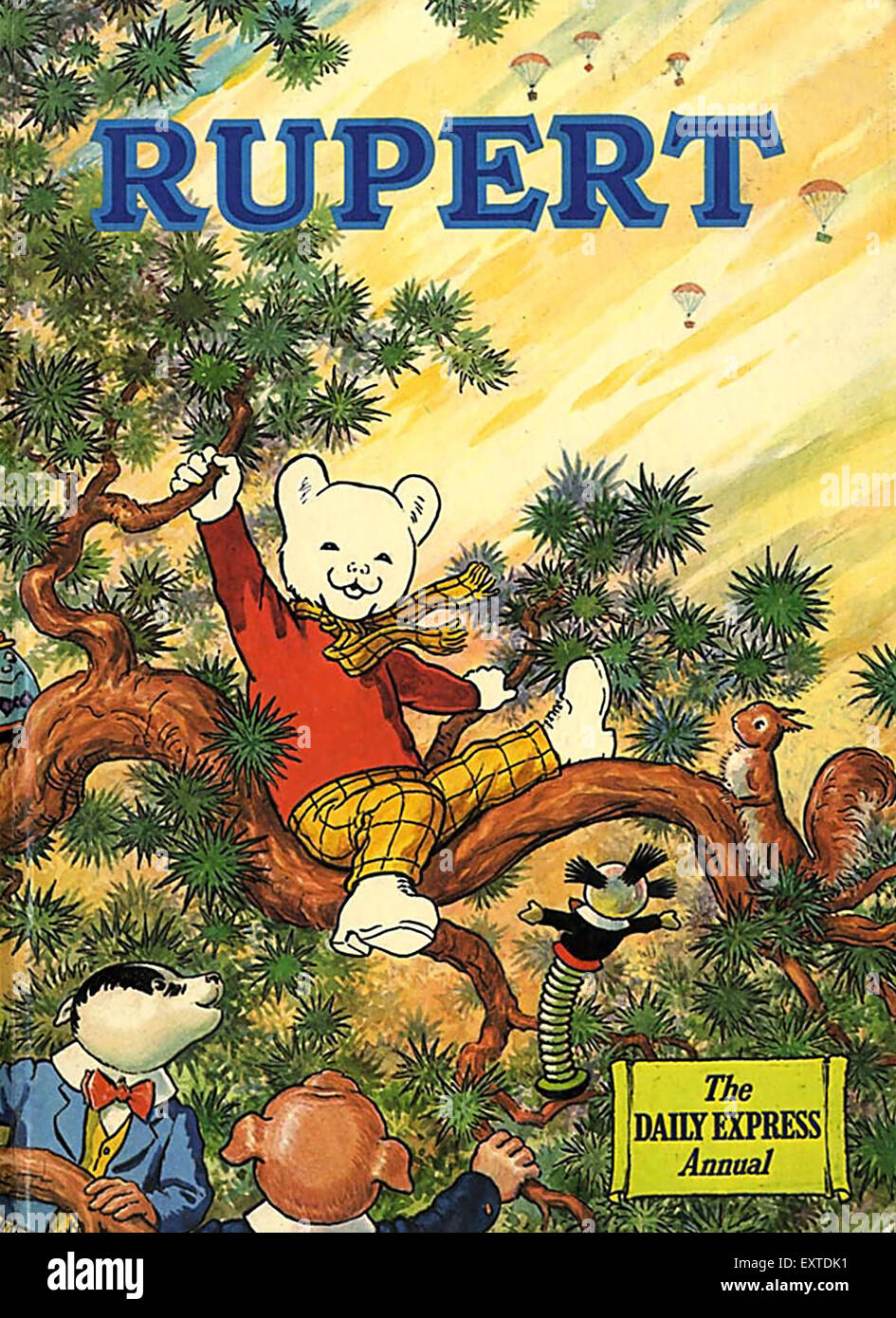 1950s UK Rupert Comic/ Annual Cover Stock Photo - Alamy