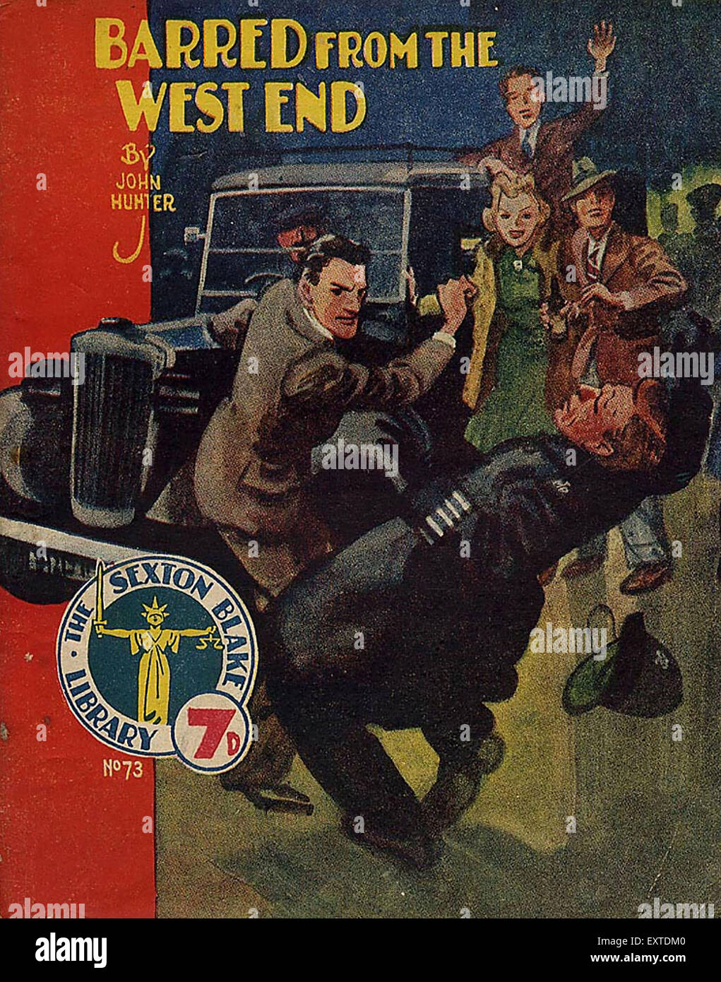 1940s UK Barred From The West End Magazine Cover Stock Photo - Alamy