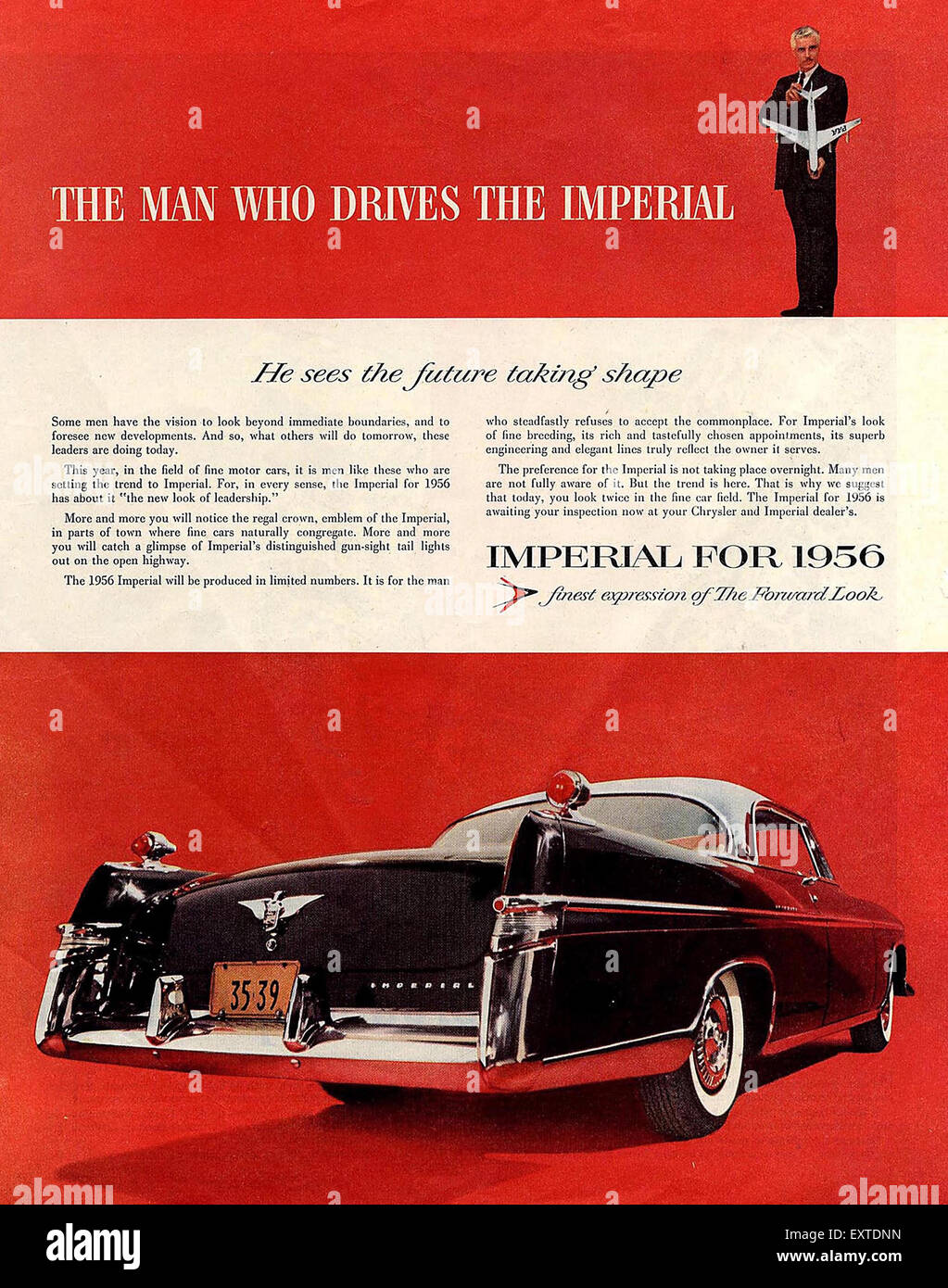 1950s USA Imperial Magazine Advert Stock Photo - Alamy