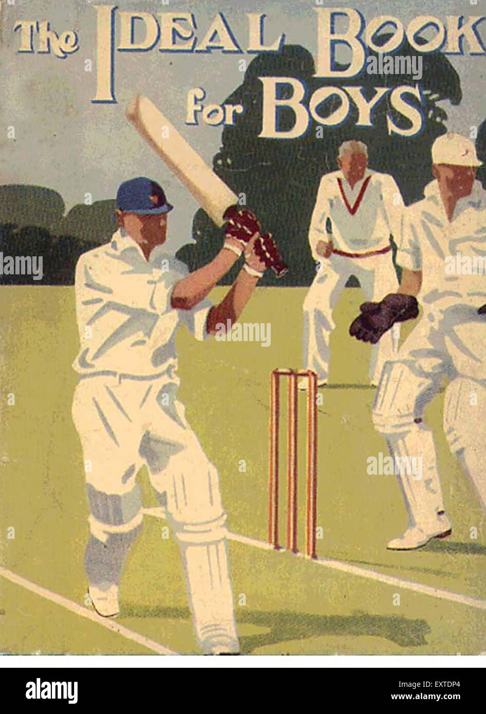 1930s UK The Ideal Book For Boys Comic/ Annual Cover Stock Photo - Alamy