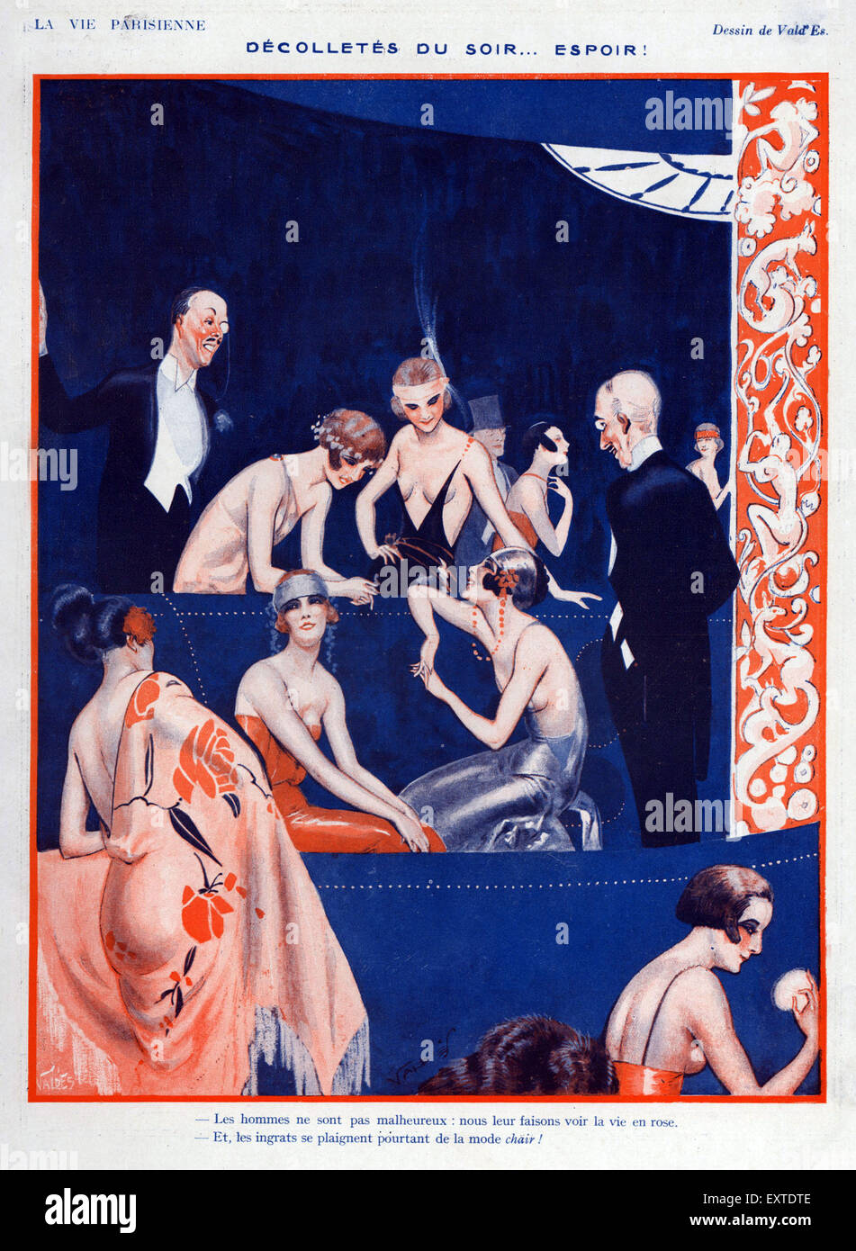 1920s France La Vie Parisienne Magazine Plate Stock Photo Alamy 1920s-france-la-vie-parisienne-magazine-plate-stock-photo-alamy
