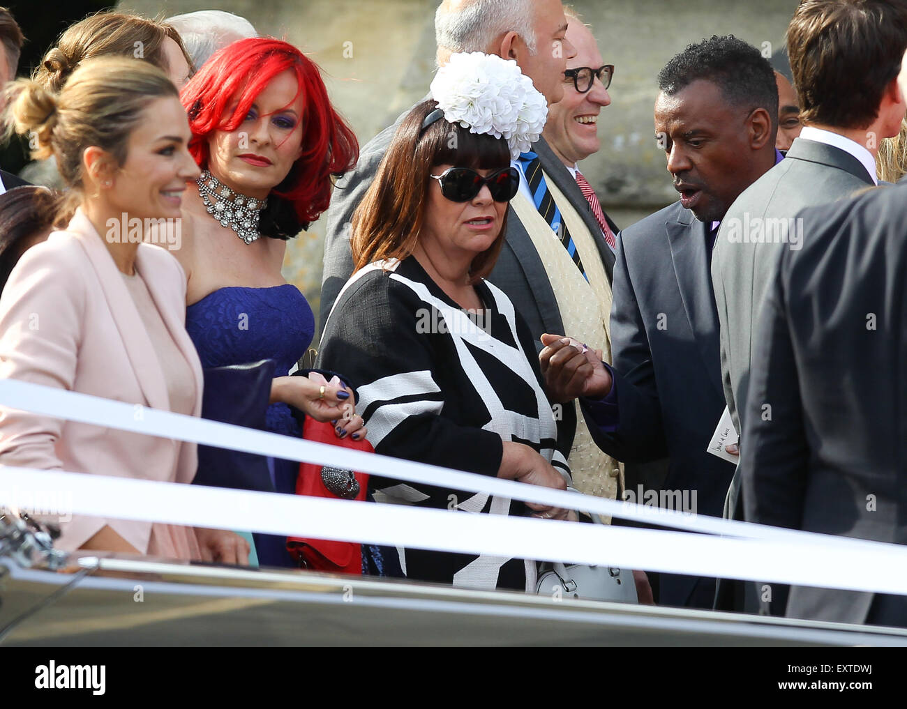 The wedding of Geri Halliwell and Christian Horner at St Mary's Church ...