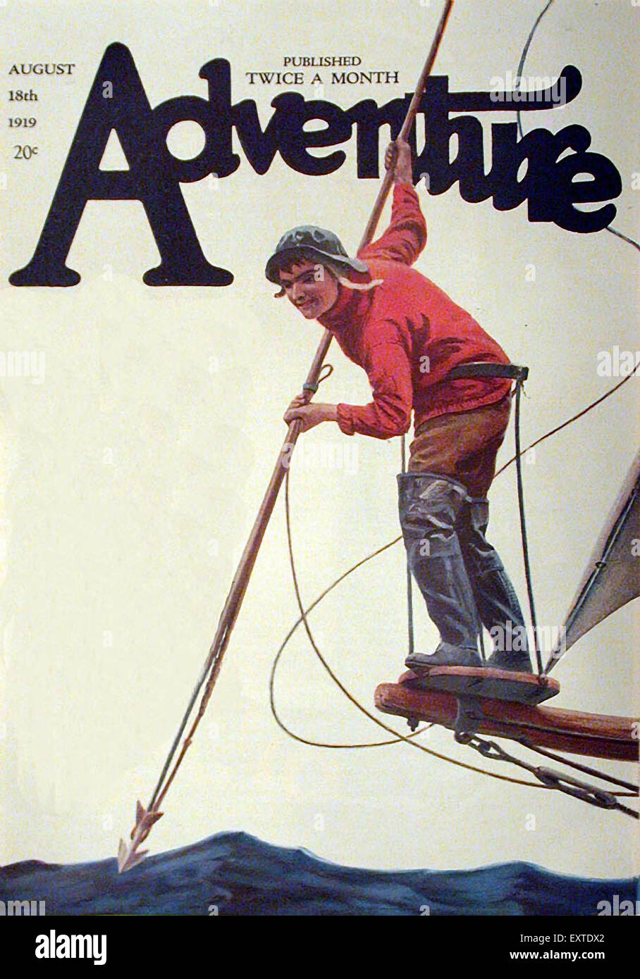 1910s USA Adventure Magazine Cover Stock Photo - Alamy