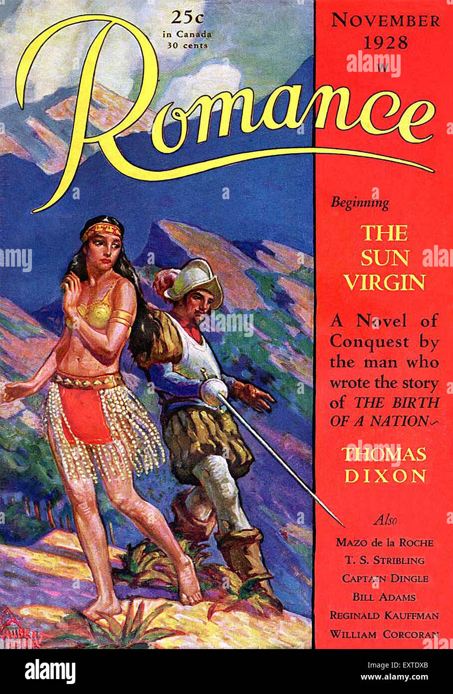 1920s USA Romance Magazine Cover Stock Photo - Alamy