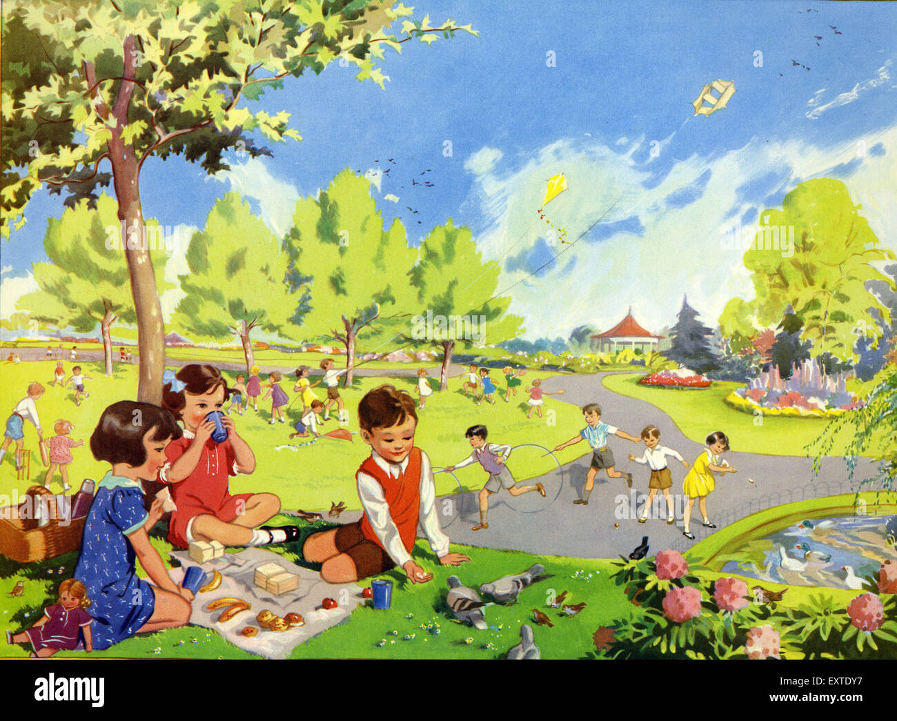 1950s food illustrations hi-res stock photography and images - Alamy