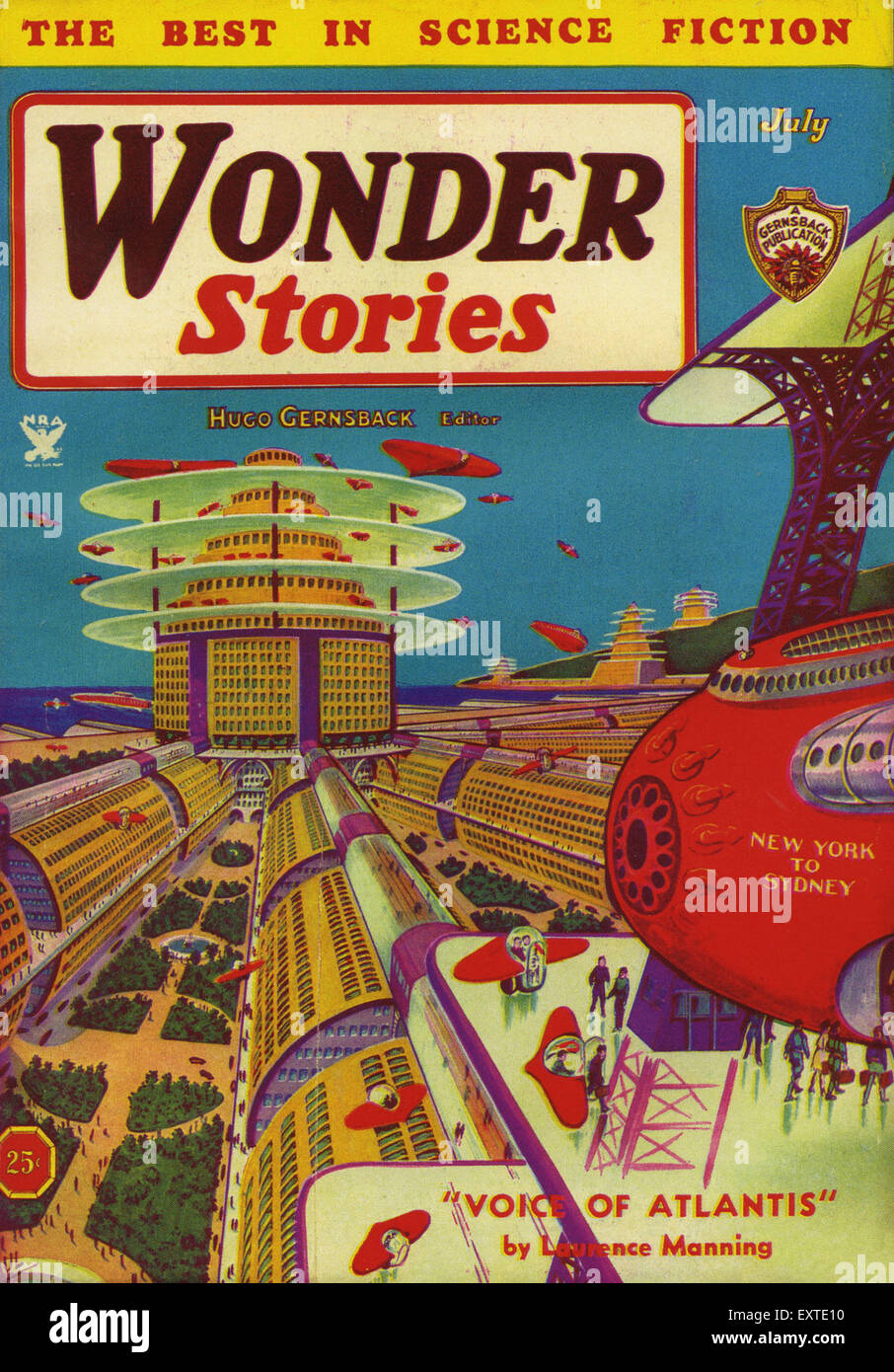 Wonder stories magazine hi-res stock photography and images - Alamy