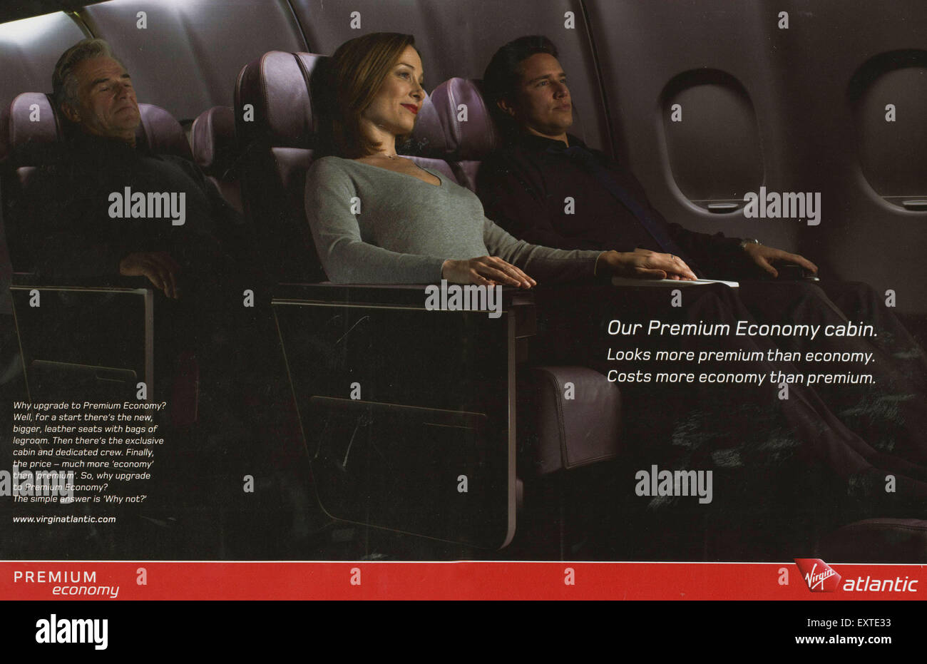 2000s UK Virgin Atlantic Magazine Advert Stock Photo - Alamy