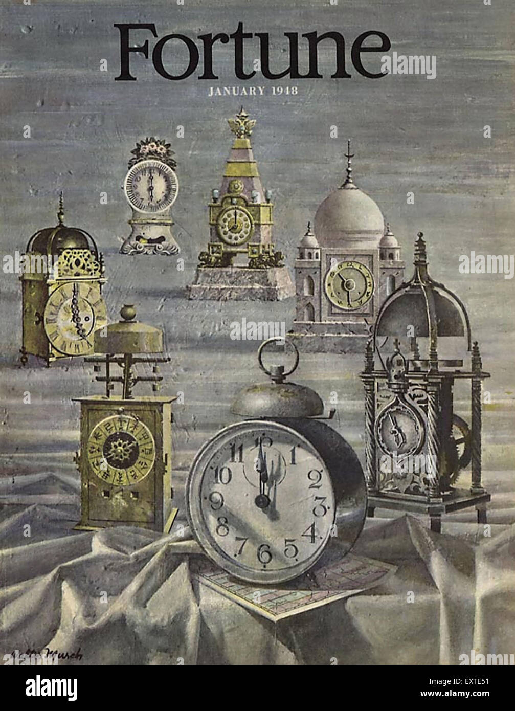 1940s USA Fortune Magazine Cover Stock Photo - Alamy