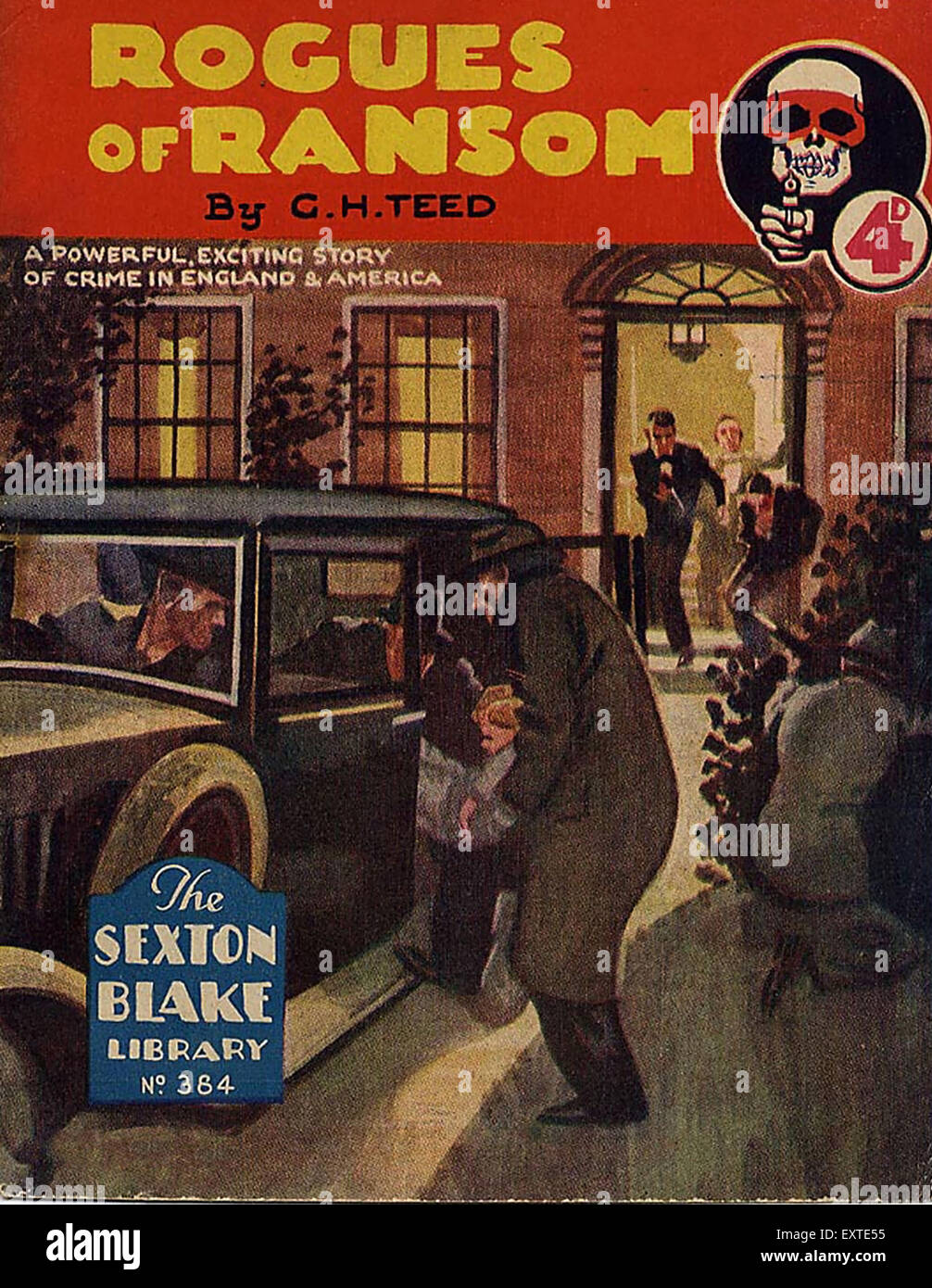 1930s UK Rogues of Ransom Book Cover Stock Photo - Alamy