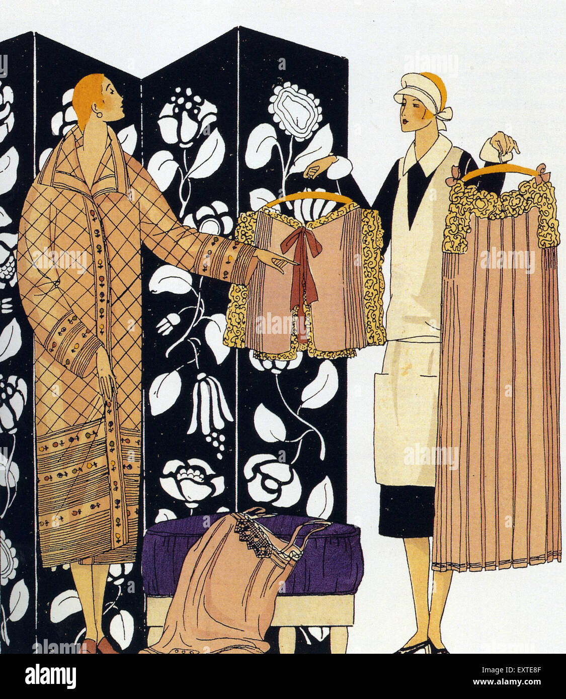 1920s fashion magazine plate hi-res stock photography and images - Alamy