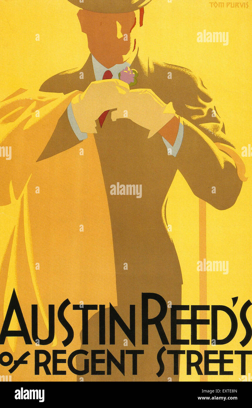 1930s UK Austin Reed Magazine Advert Stock Photo - Alamy