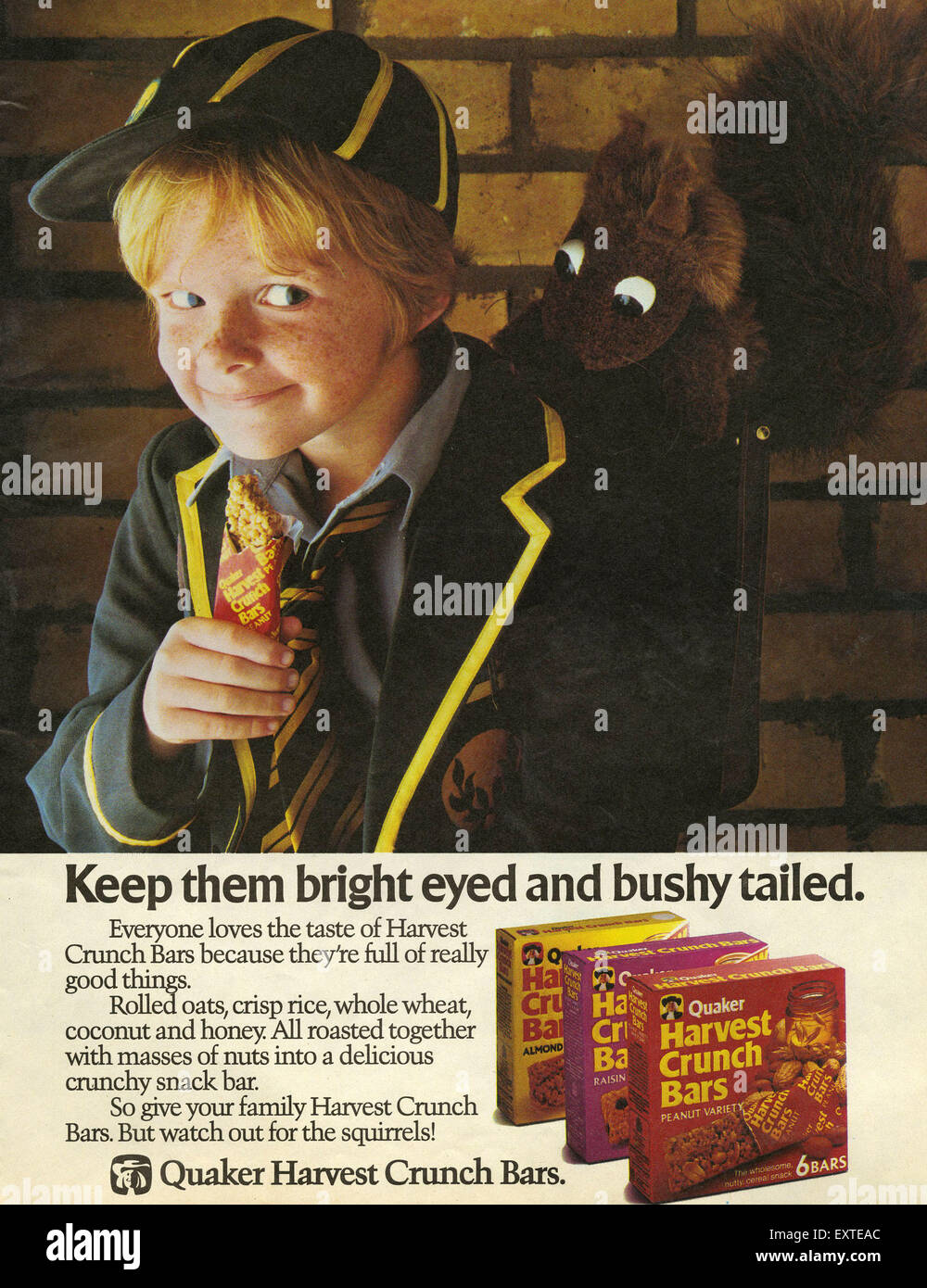 1980s UK Quaker Magazine Advert Stock Photo - Alamy