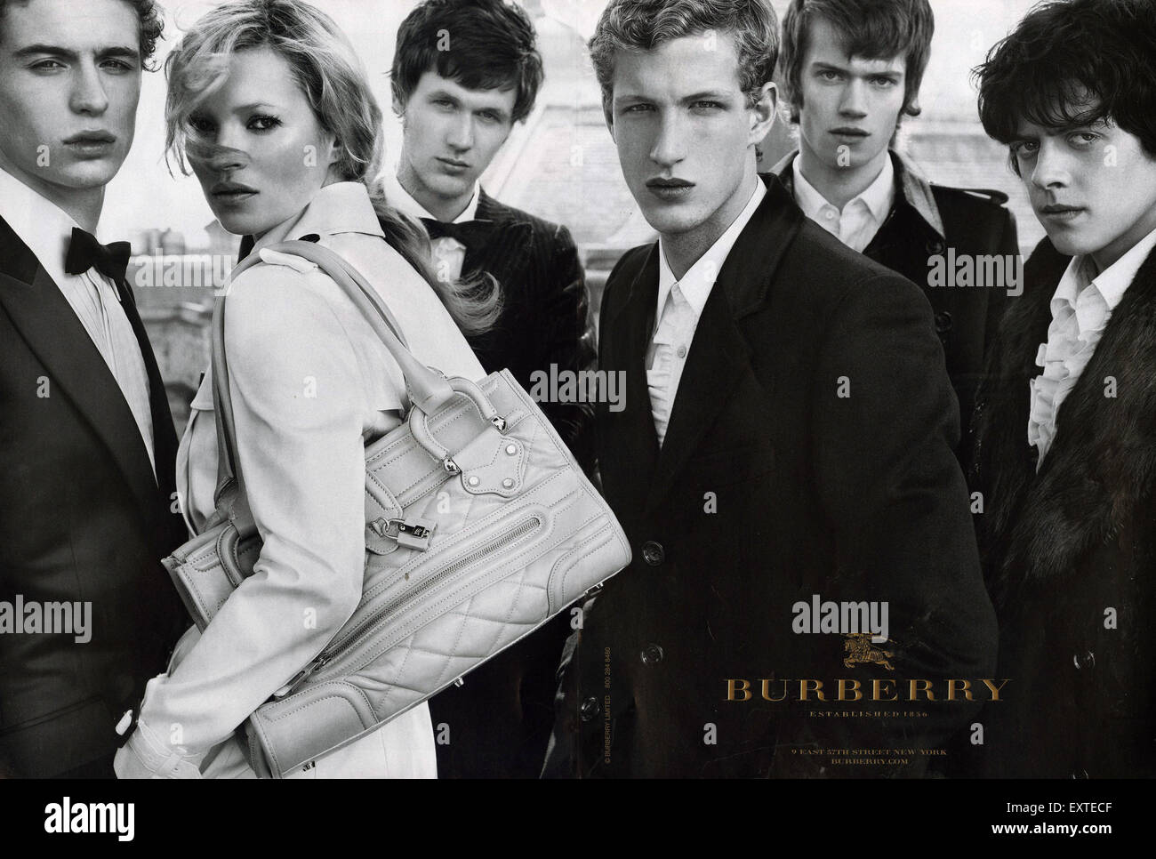 2000s USA Burberry Magazine Advert Stock Photo - Alamy