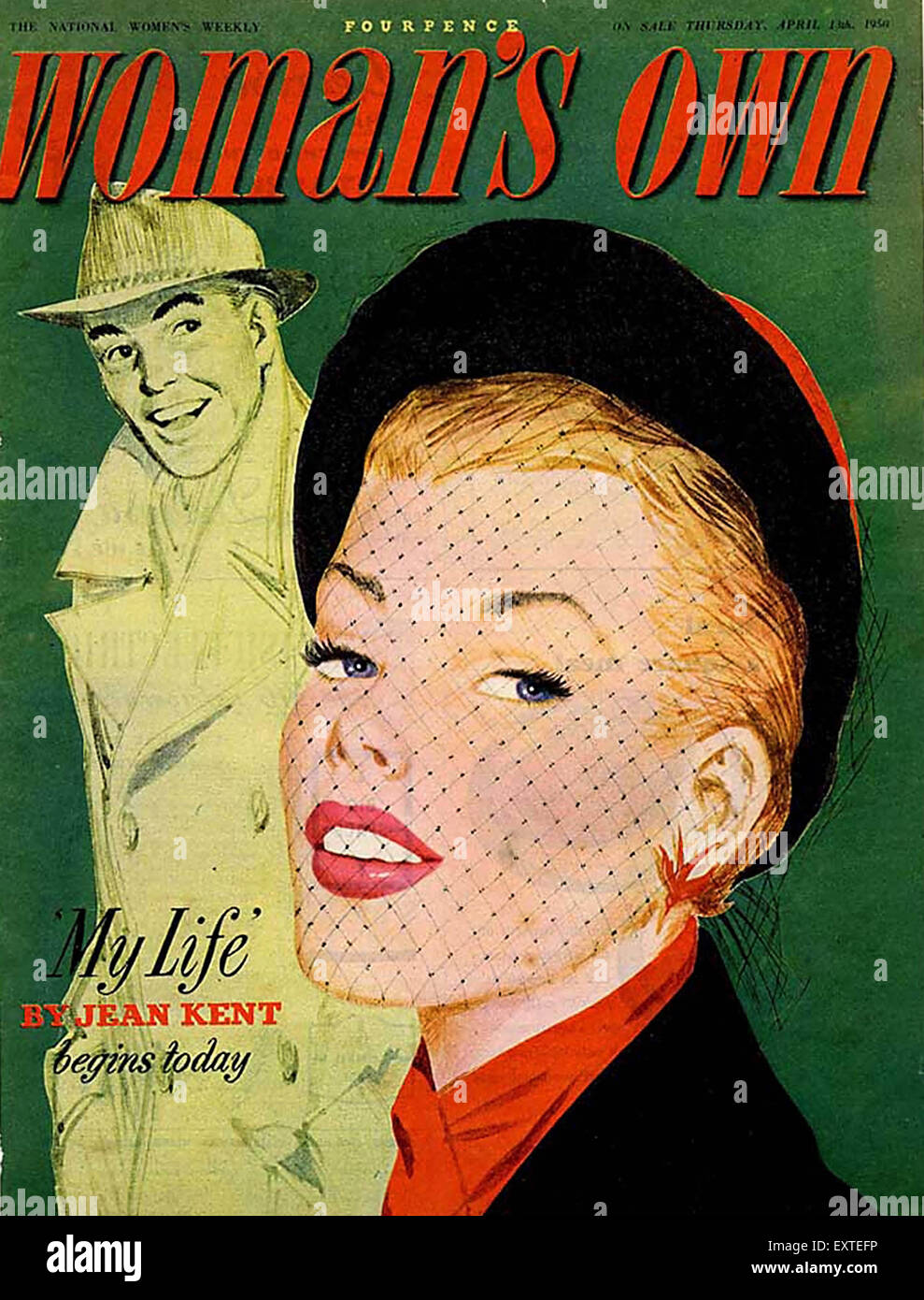 1950s UK Womans Own Magazine Cover Stock Photo - Alamy