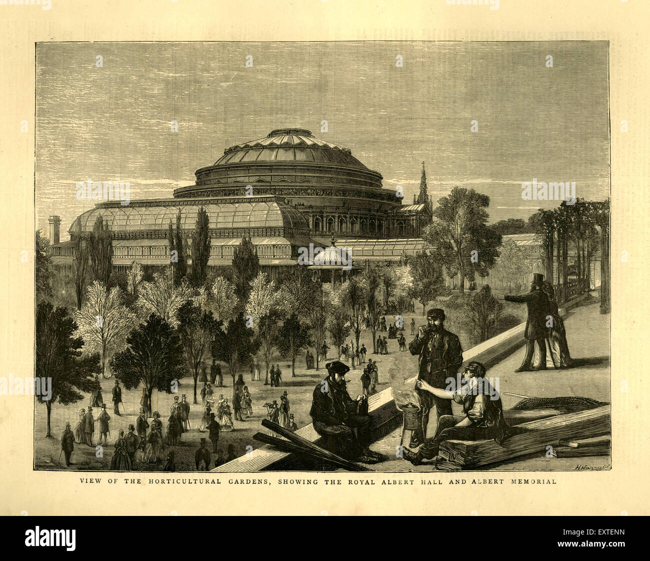 Royal albert hall 1871 hi-res stock photography and images - Alamy