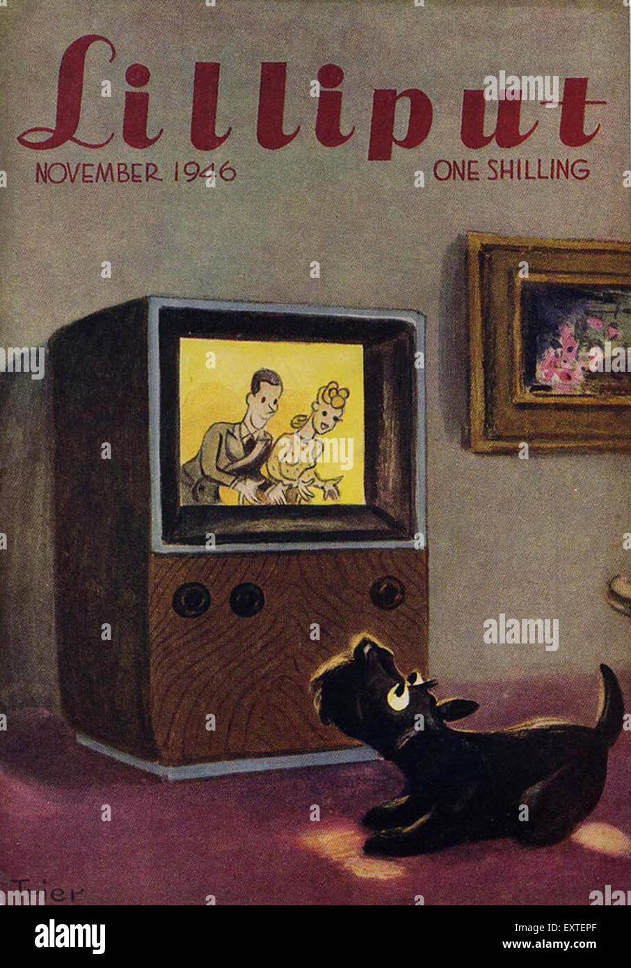 1940s UK Lilliput Magazine Cover Stock Photo - Alamy