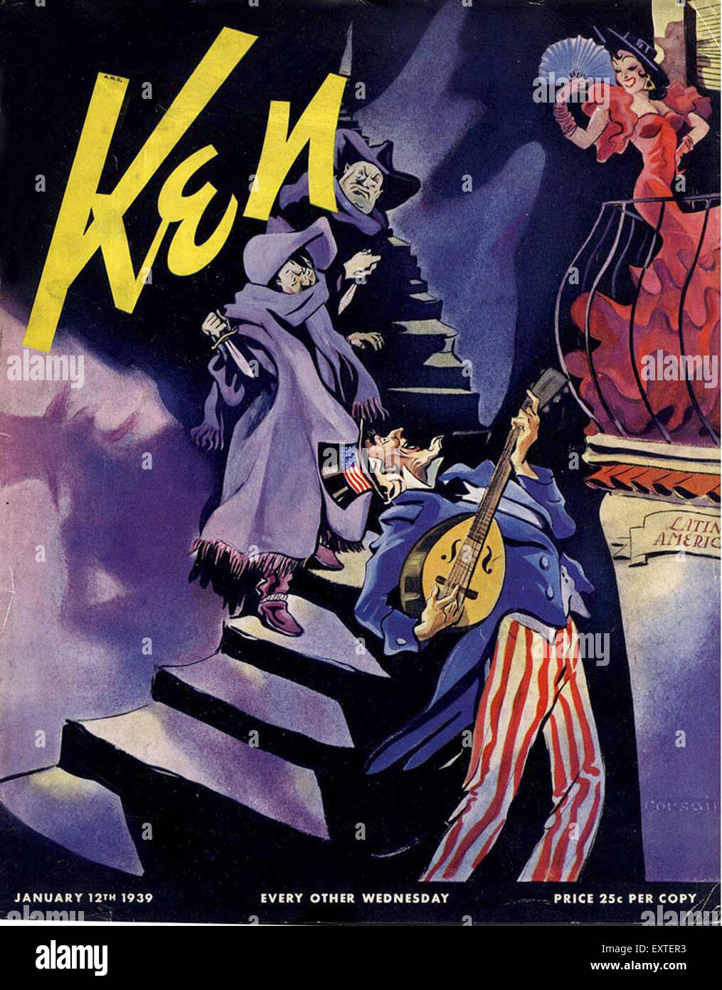 1930s USA Ken Magazine Cover Stock Photo - Alamy
