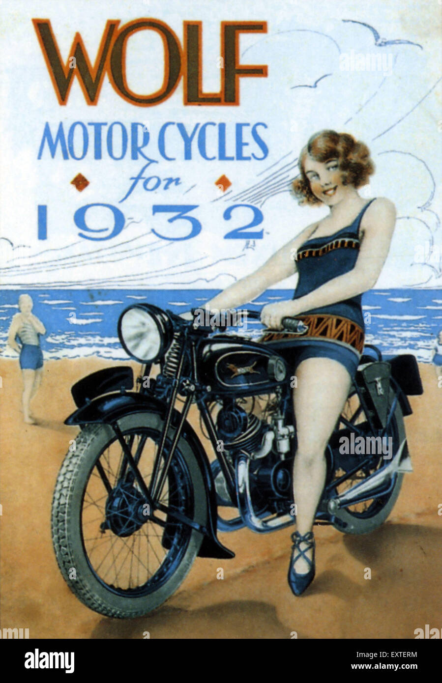 1930s UK Wolf Magazine Advert Stock Photo - Alamy