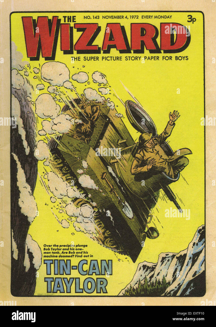 1940s UK The Wizard CPI Comic/ Annual Cover Stock Photo - Alamy