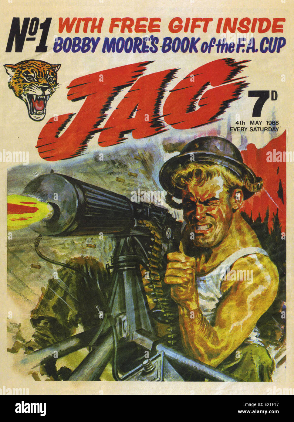 1960s USA Jag Comic/ Annual Cover Stock Photo - Alamy