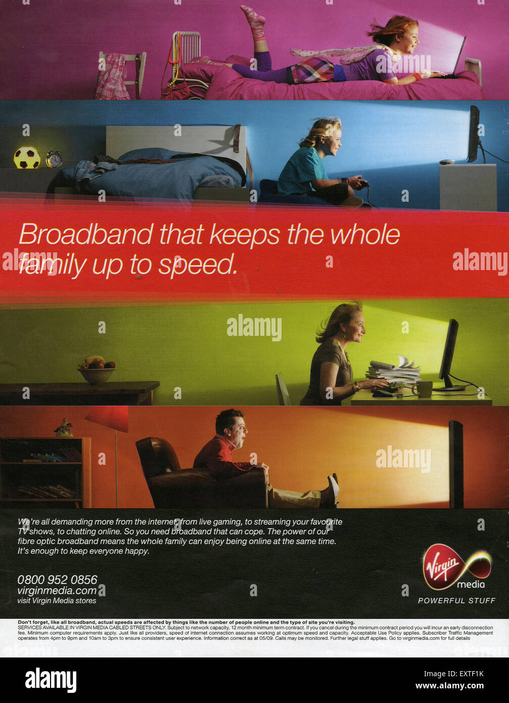 Virgin media advert hi-res stock photography and images - Alamy