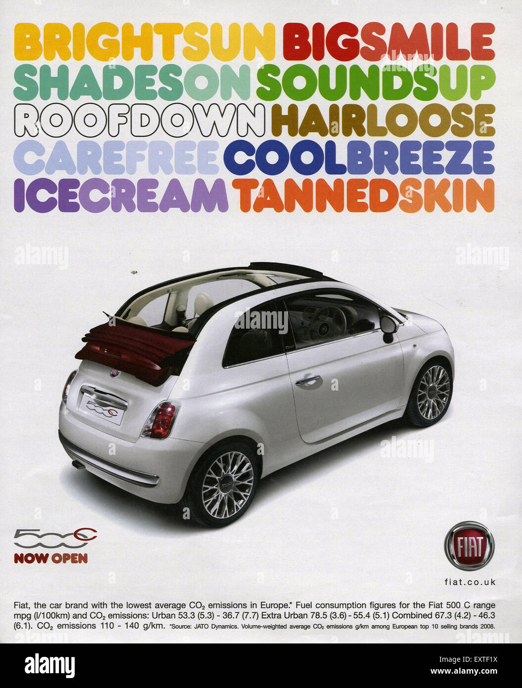 2000s UK Fiat Magazine Advert Stock Photo - Alamy