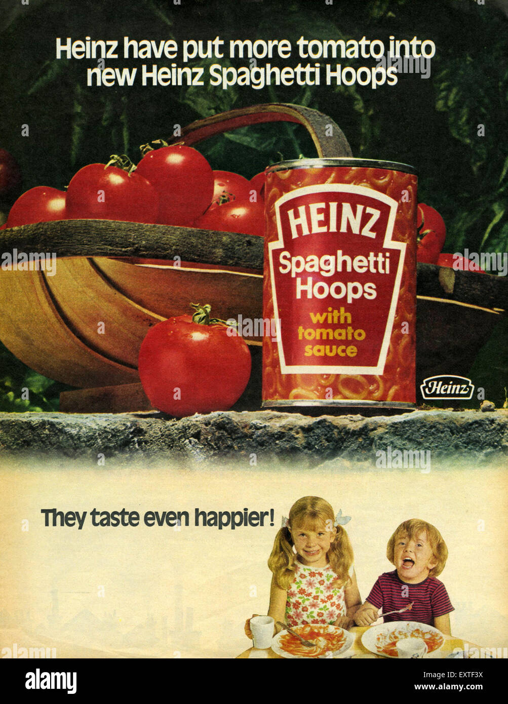 1960s UK Heinz Magazine Advert Stock Photo - Alamy