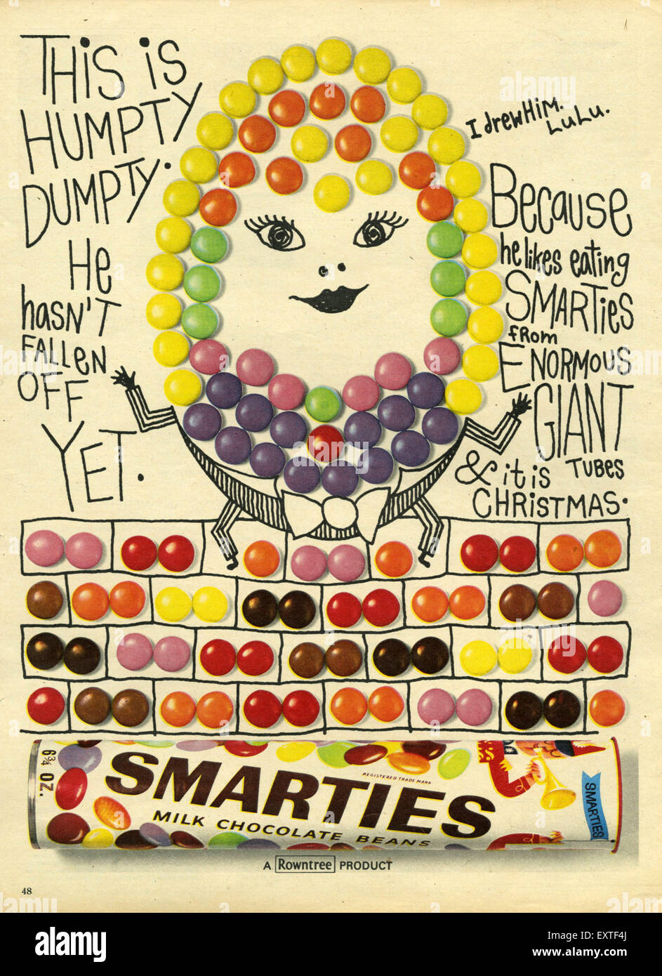 Smarties advert hi-res stock photography and images - Alamy