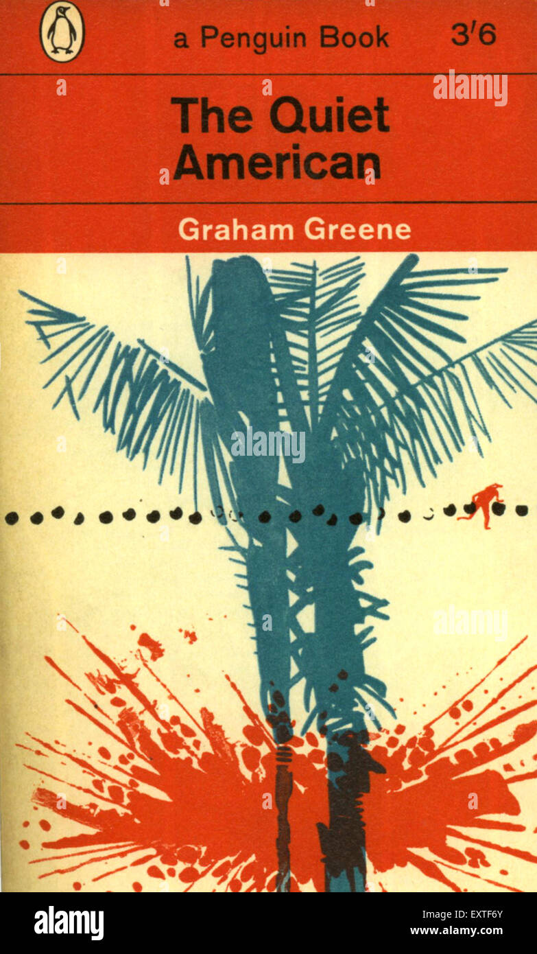 1960s UK The Quiet American Book Cover Stock Photo - Alamy