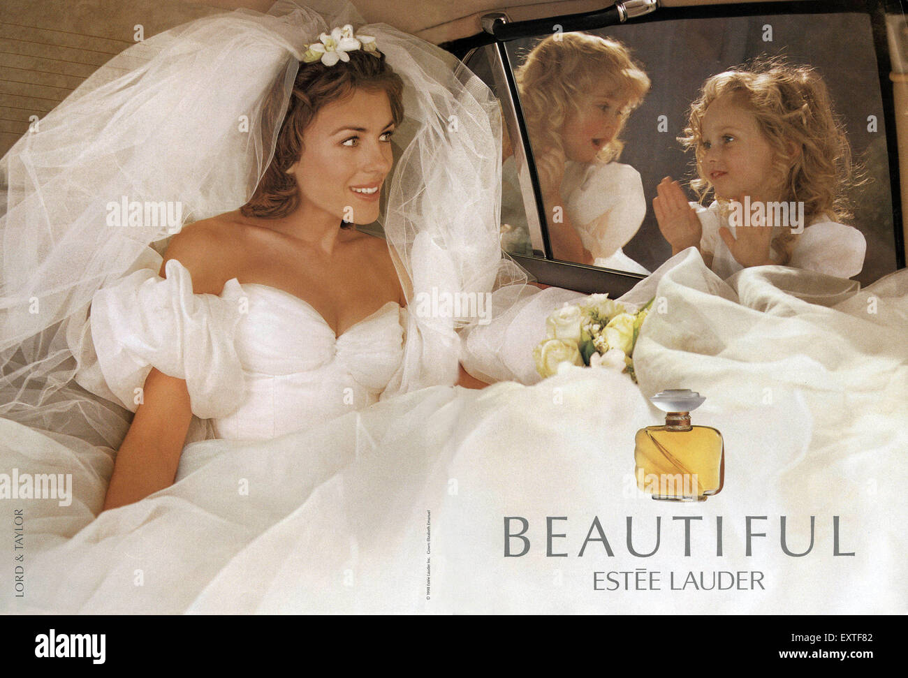 1990s USA Estee Lauder Magazine Advert Stock Photo - Alamy
