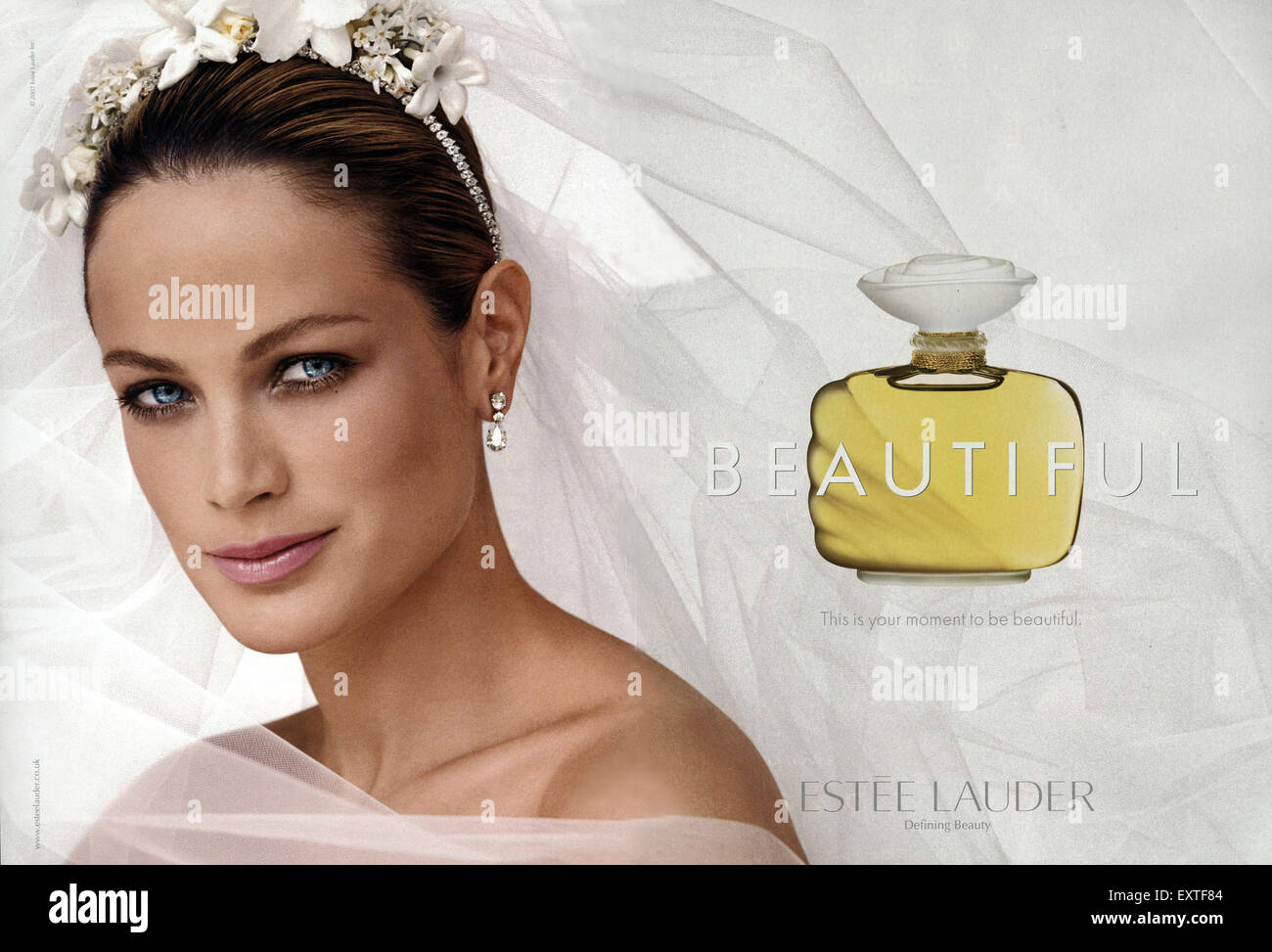 2000s UK Estee Lauder Magazine Advert Stock Photo - Alamy