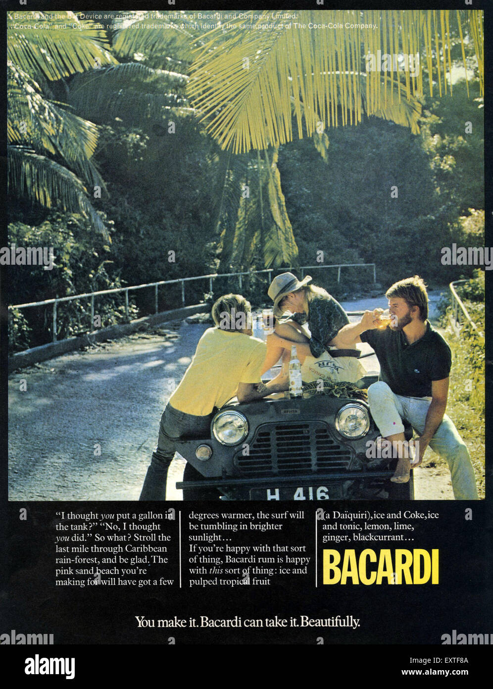 Bacardi Magazine Advert High Resolution Stock Photography and Images ...