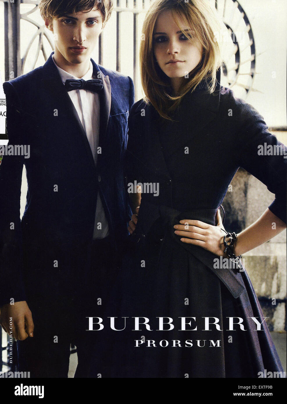 2000s UK Burberry Magazine Advert Stock Photo - Alamy