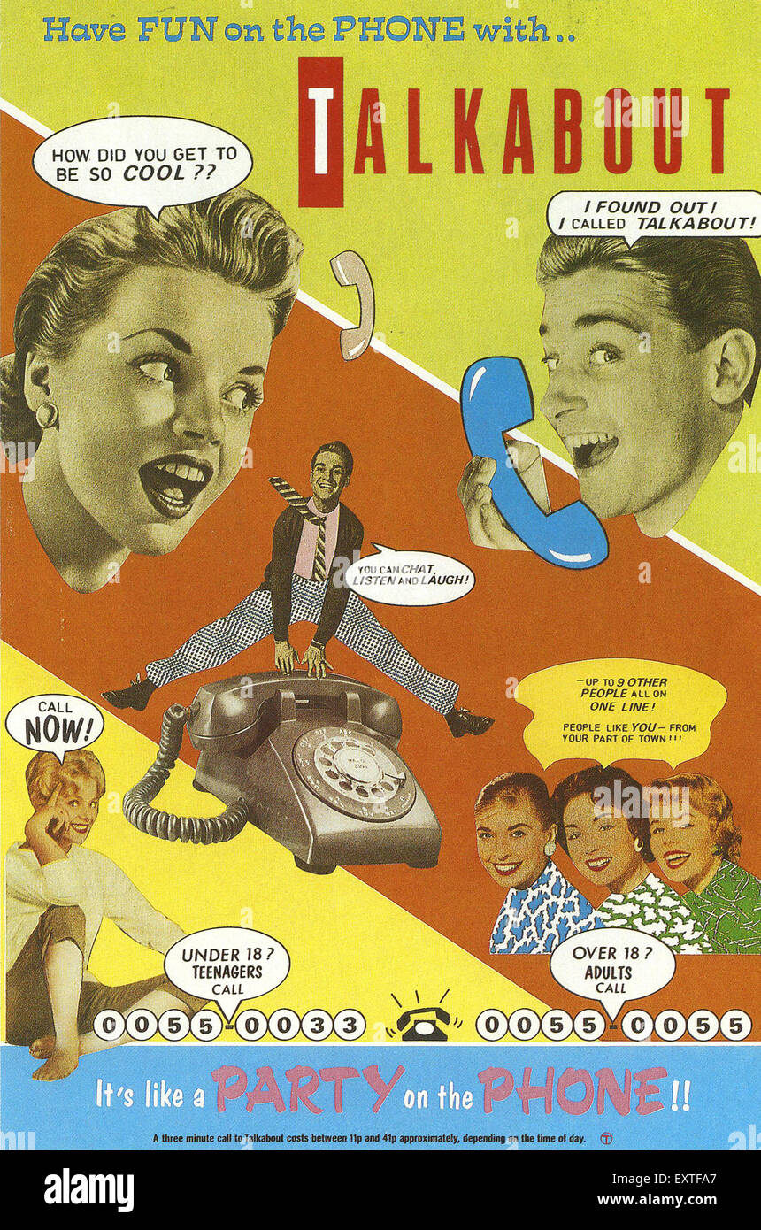 1980s UK BT Magazine Advert Stock Photo - Alamy