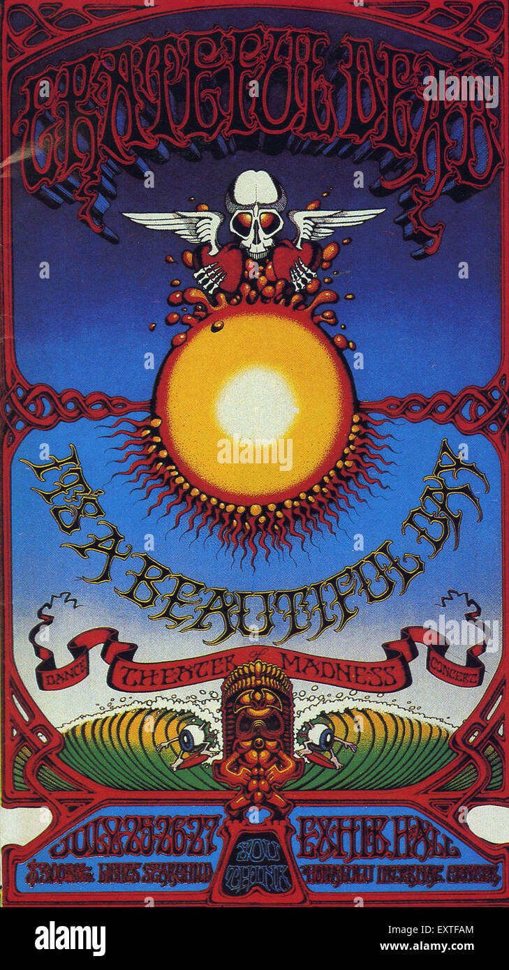 Grateful Dead Band Poster