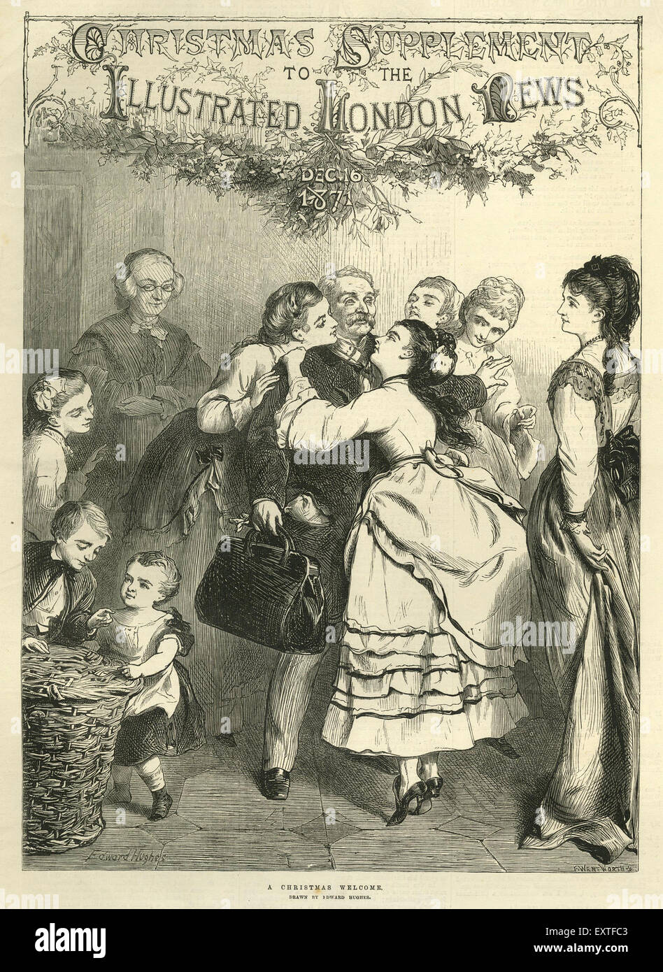 1870s UK NLI Magazine Cover Stock Photo - Alamy