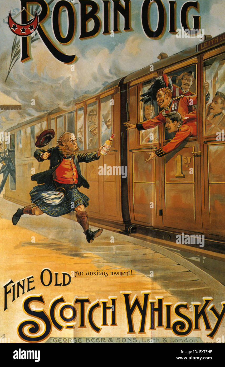 1890s UK Robin Oig Poster Stock Photo - Alamy