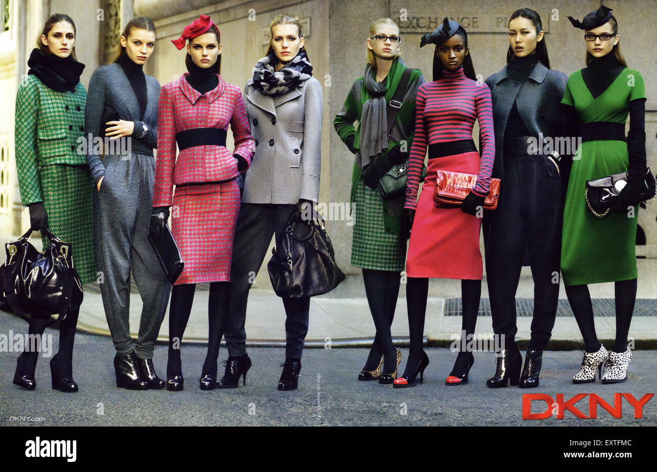 2000s UK DKNY Magazine Advert Stock Photo - Alamy