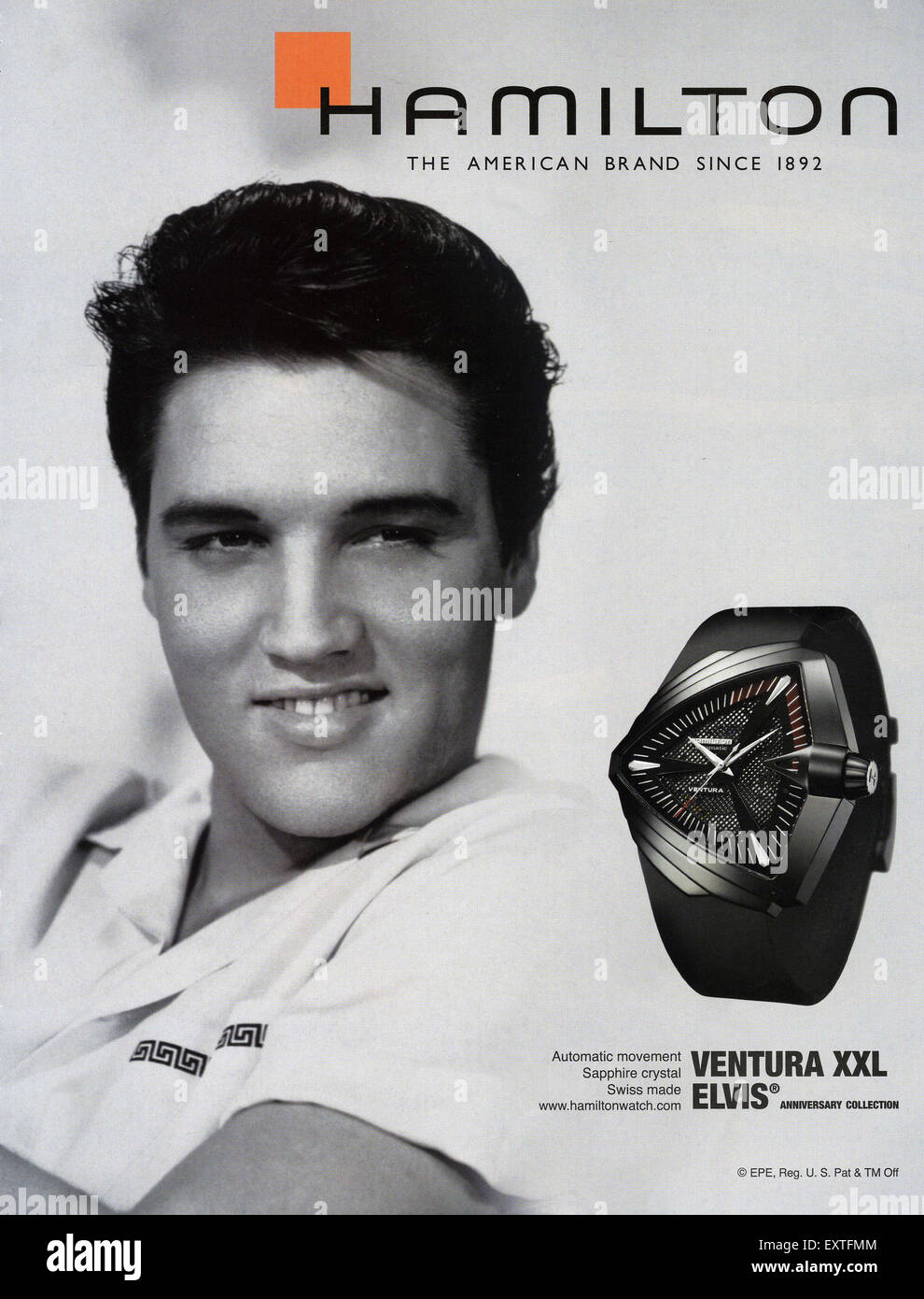 2000s UK Hamilton Magazine Advert Stock Photo - Alamy