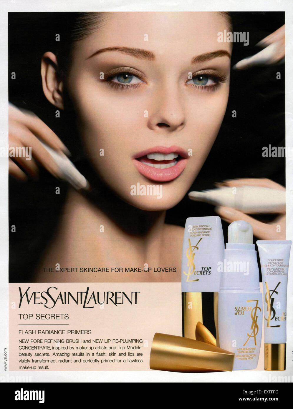 2000s UK Yves Saint Laurent Magazine Advert Stock Photo - Alamy
