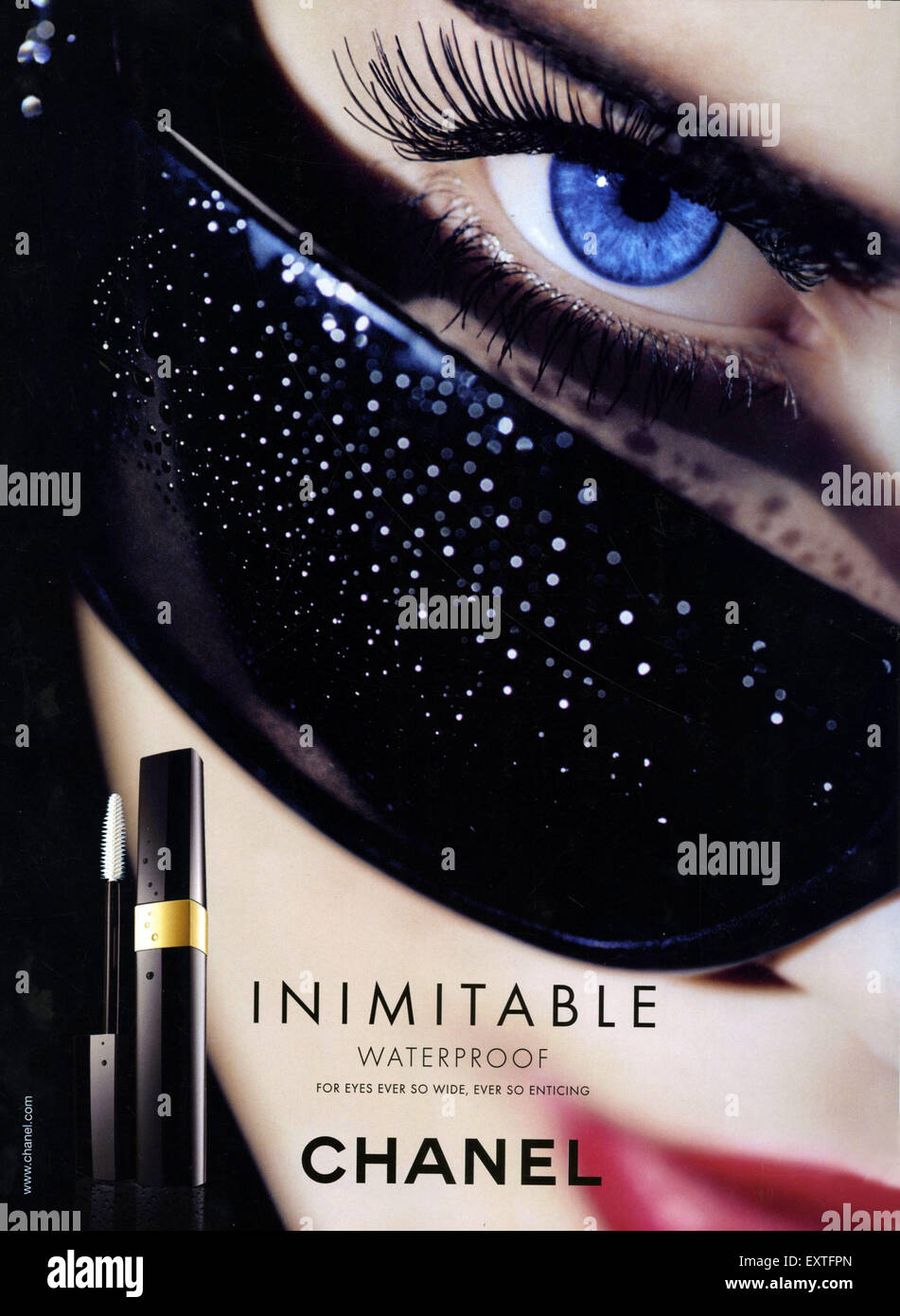 2000s UK Chanel Magazine Advert Stock Photo - Alamy