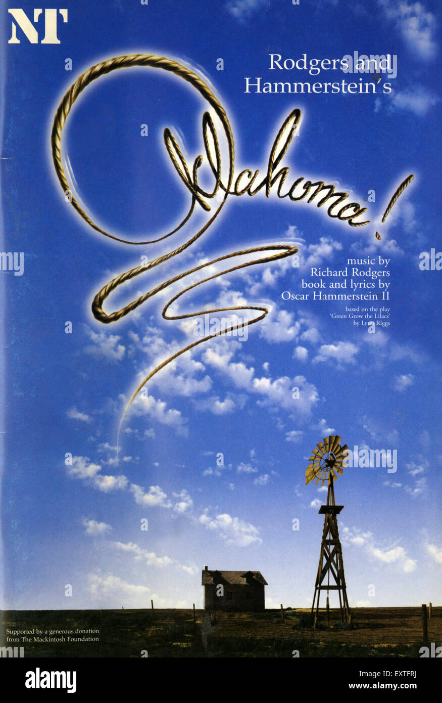 1990s UK Oklahoma Poster Stock Photo - Alamy