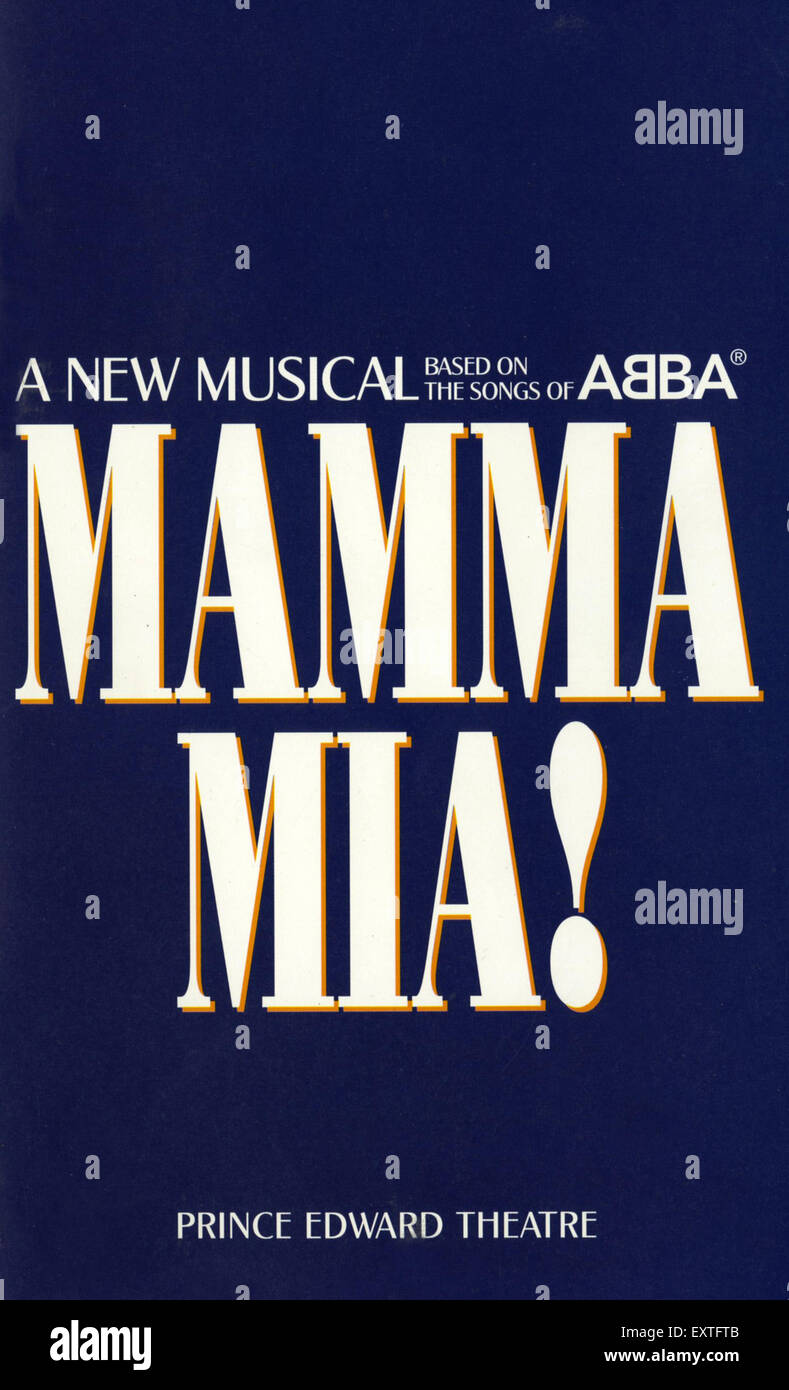 Mamma mia poster hi-res stock photography and images - Alamy