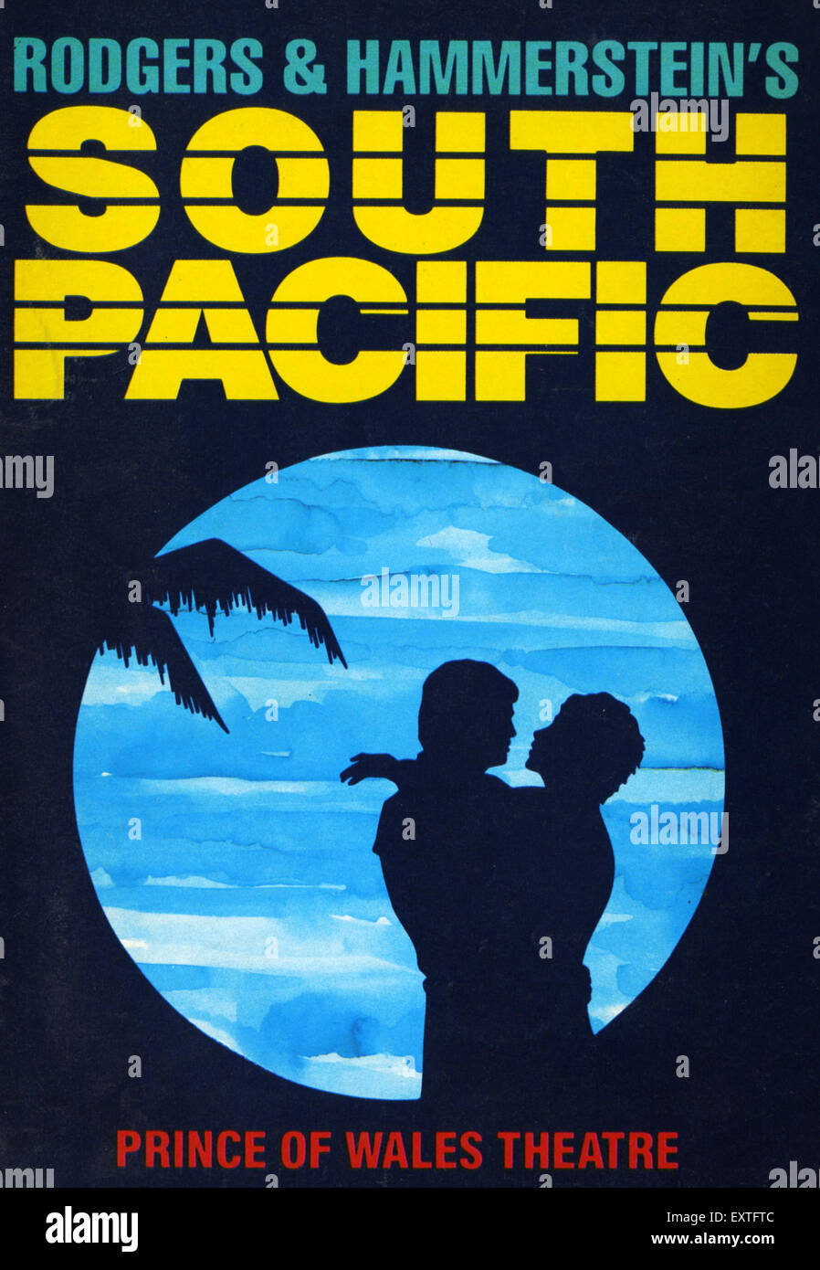 1980s UK South Pacific Poster Stock Photo - Alamy