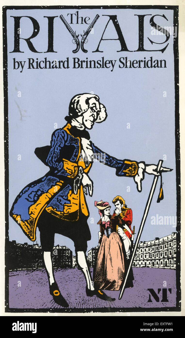 1980s UK The Rivals Poster Stock Photo - Alamy