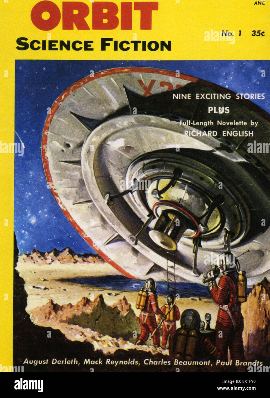 1950s USA Orbit Magazine Cover Stock Photo - Alamy