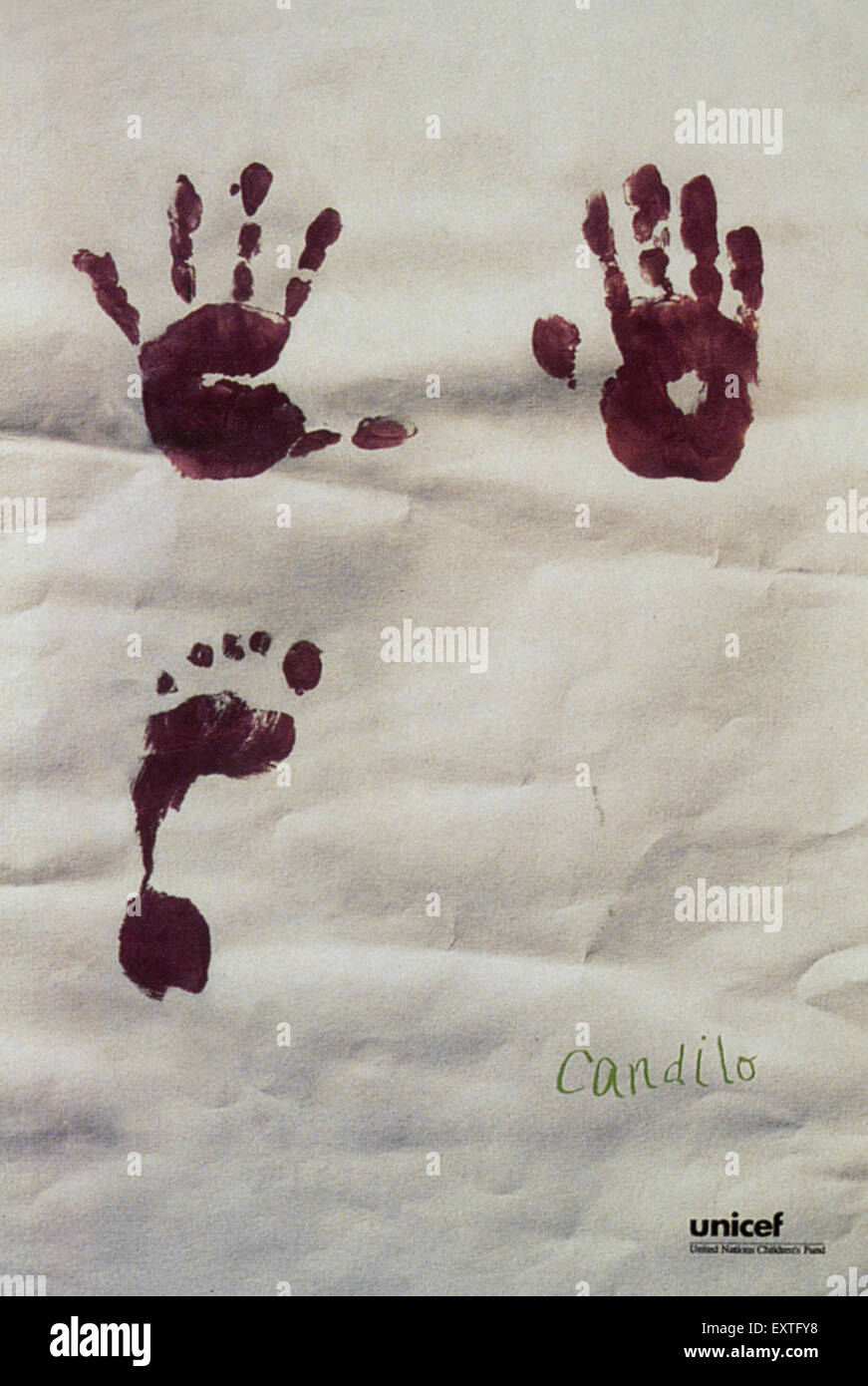 2000s UK Unicef Magazine Advert Stock Photo - Alamy