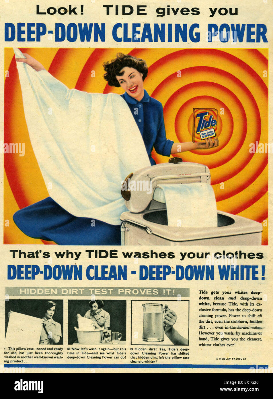 Tide advert hi-res stock photography and images - Alamy