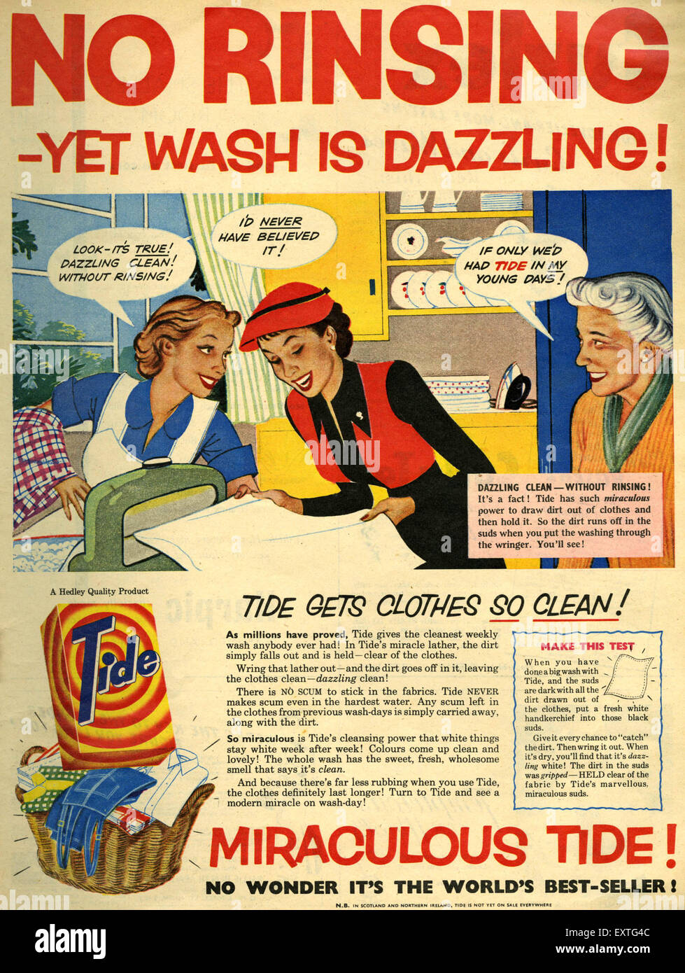 Tide advert hi-res stock photography and images - Alamy