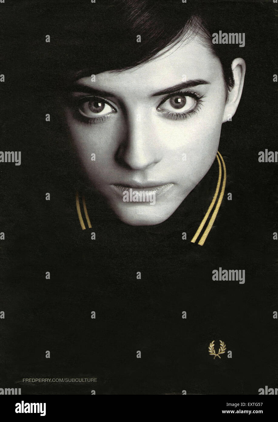 2000s UK Fred Perry Magazine Advert Stock Photo - Alamy